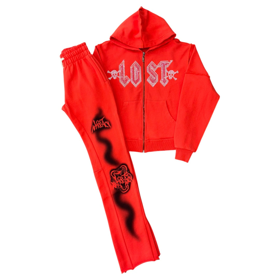 LOST INTRICACY SOLAR ZIP UP SET
